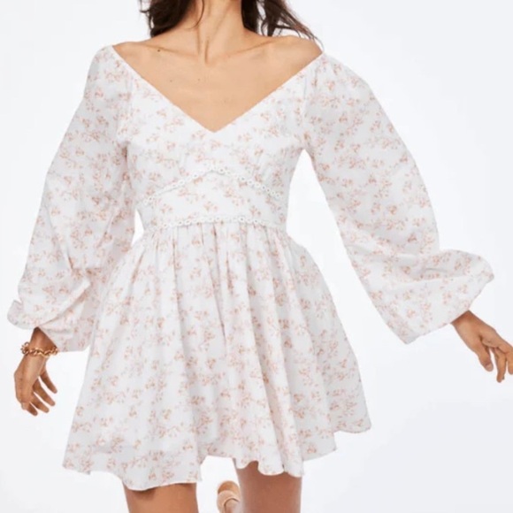 Caroline Constas | Dresses | Caroline Constas Blakely Floral Cotton ...